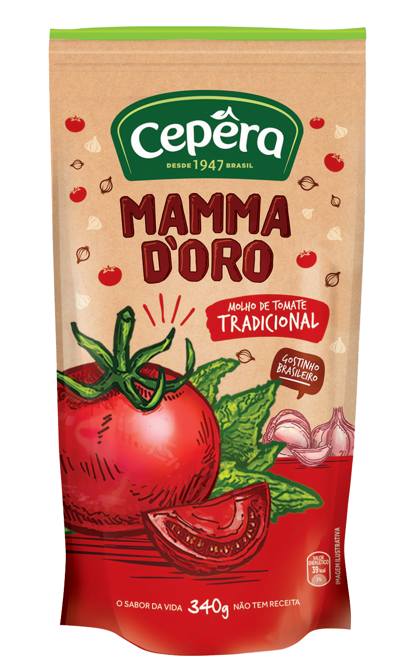 Molho de Tomate Mammad’oro Tradicional – Cepêra